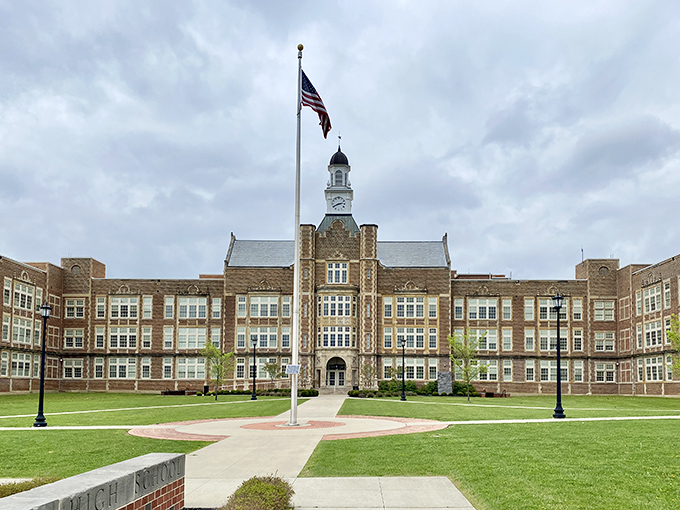 Cleveland Heights High School stands as an architectural testament to when public education buildings were designed to inspire. It's Hogwarts without the moving staircases.