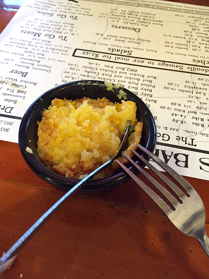 Golden cornbread soufflé that walks the perfect line between sweet and savory. One bite and you'll understand why Southerners guard their recipes.