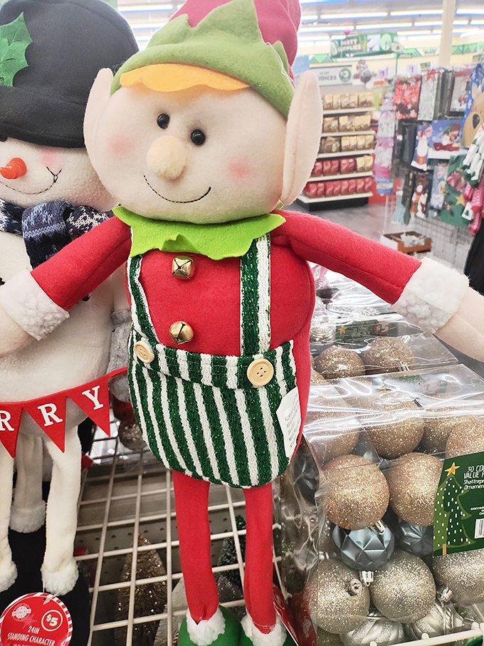 This cheerful elf isn't just for Christmas—he's a year-round reminder that joy can be purchased for less than your morning latte.