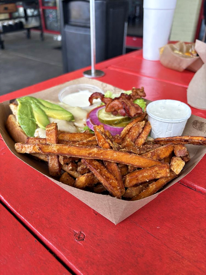 Golden, crispy, and perfectly salted – these aren't just french fries, they're potato perfection that would make Idaho weep with pride.