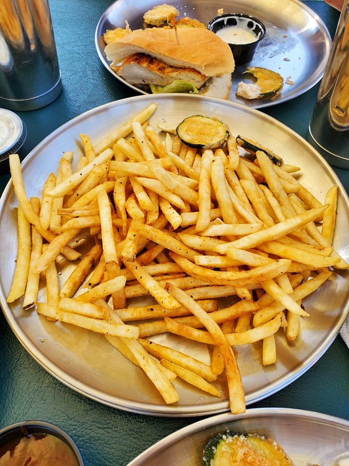 Golden, crispy, and perfectly uniform – these aren't just french fries, they're potato perfection that would make Idaho jealous.