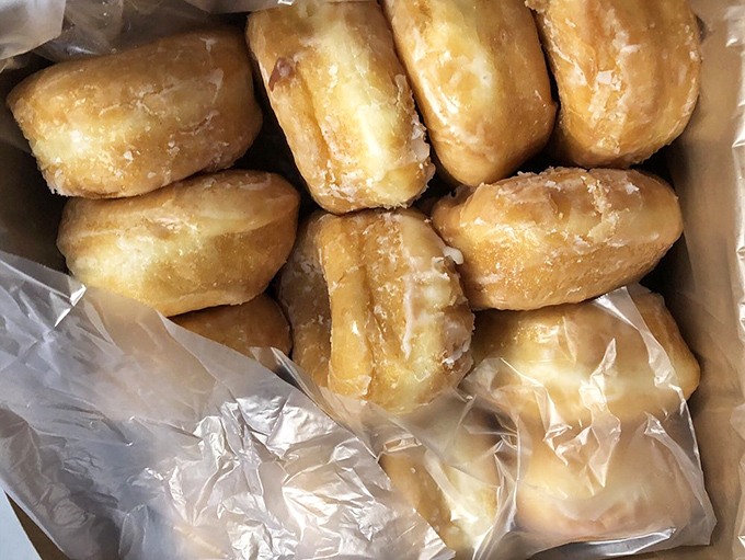 Behold the holy grail of breakfast indulgence! These glazed donuts aren't just fried dough—they're edible sunshine with a crackling sugar shell.