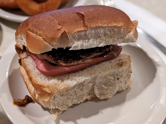 This isn't just a hamburger—it's a time machine on a bun. Simple, honest food that reminds you why classics became classics.