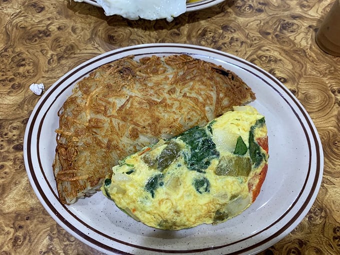 Hash brown perfection isn't just a goal—it's an achievement. This golden-brown masterpiece delivers the textural contrast that potato dreams are made of.
