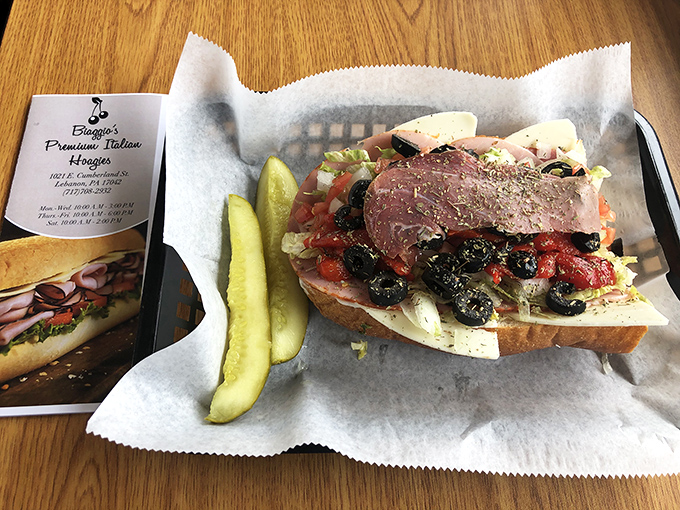 This isn't just a sandwich; it's architecture. Layers of Italian meats and provolone create a masterpiece that would make Michelangelo weep with joy.