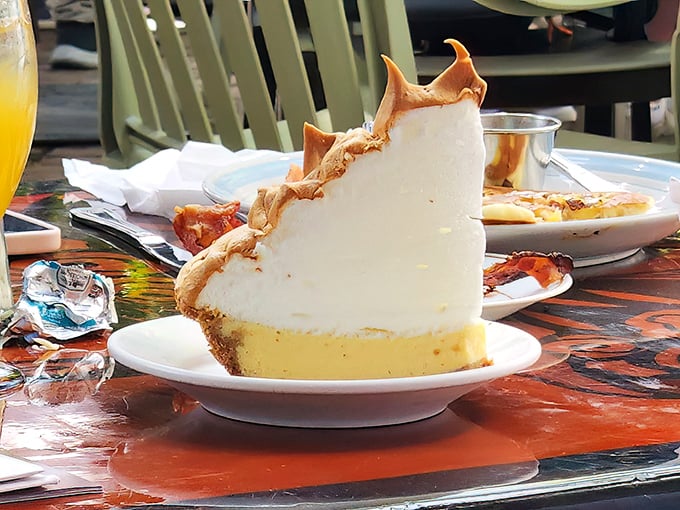 This Key Lime pie isn't just dessert—it's a towering meringue masterpiece that makes other pies look like they're not even trying.