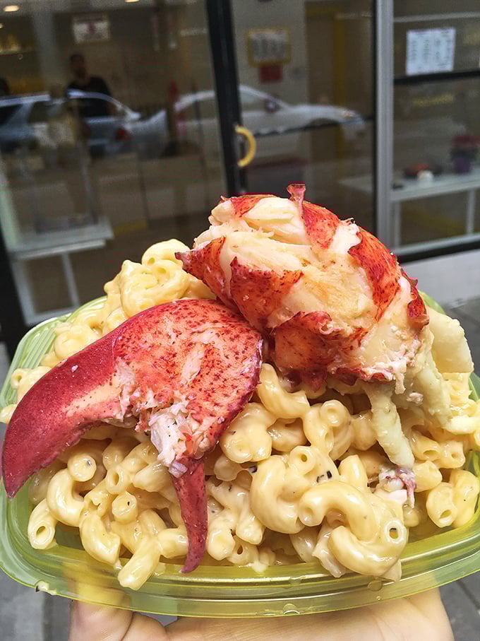 Lobster and mac and cheese: a marriage so perfect it makes you wonder why anyone bothers with dating apps.