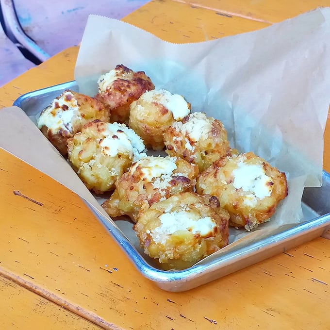 These Mac & Cheese Muffins are what happens when comfort food gets dressed up for a night out—crispy exterior, gooey interior, pure genius.