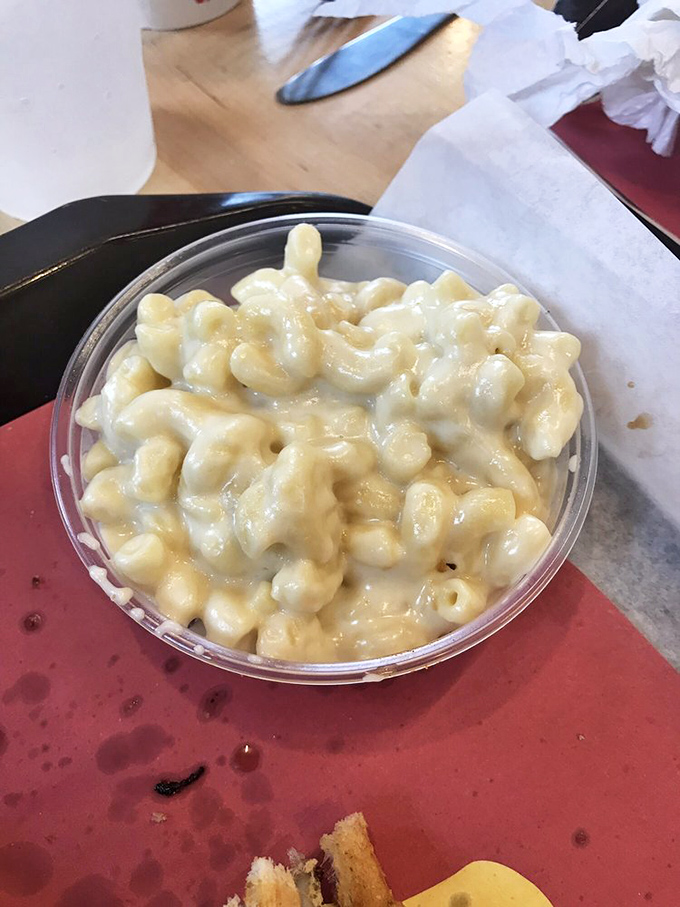 Behold, the mac and cheese that launched a thousand road trips. Creamy, dreamy, and unapologetically indulgent—this is comfort in a container.