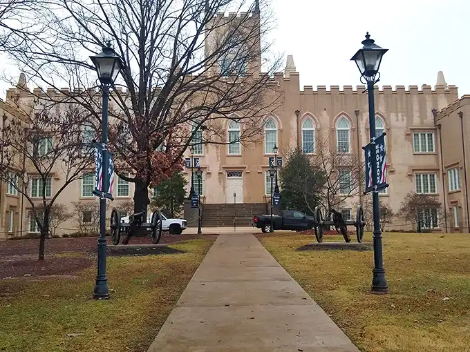 This castle-like structure isn't guarding royal treasures—unless you count Georgia's rich historical legacy. The Gothic Revival architecture speaks volumes about Milledgeville's prestigious past.