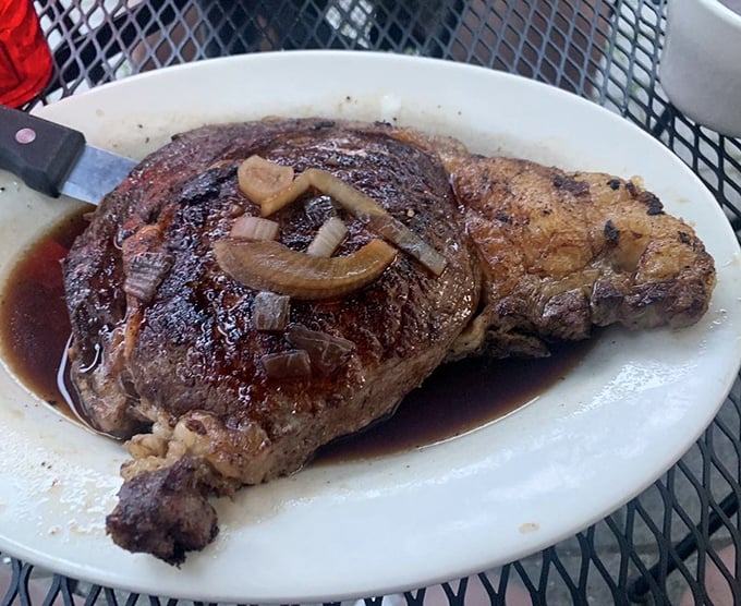 Behold the star of the show—prime rib that doesn't just melt in your mouth, it practically serenades your taste buds.