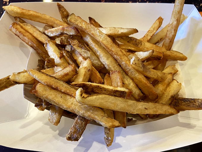 Golden, hand-cut treasures that make you question why you've wasted years of your life on lesser fries from drive-thru windows.