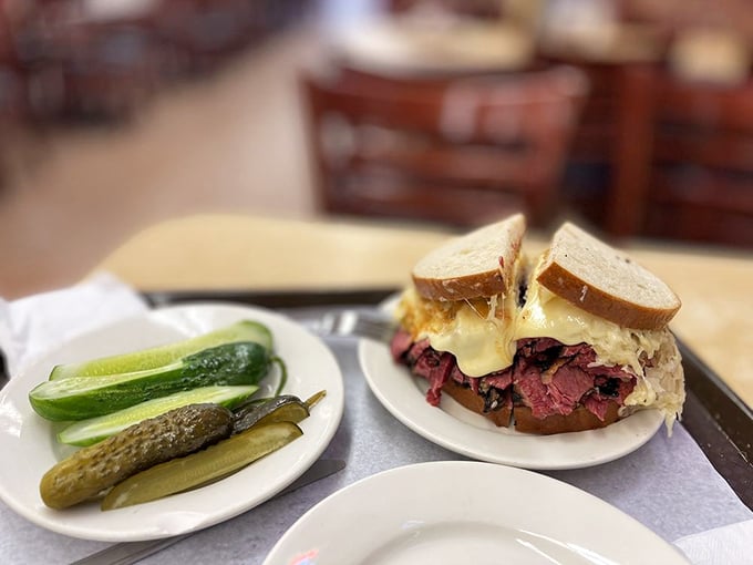 That, my friends, is what dreams are made of – a perfect Reuben with meat so tender it practically surrenders when you take a bite.