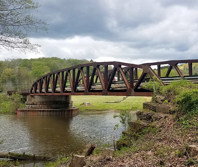 The Spellacy Bridge proves that infrastructure can actually be beautiful—a refreshing thought in an era when most bridges seem designed by people who hate both rivers and humans.
