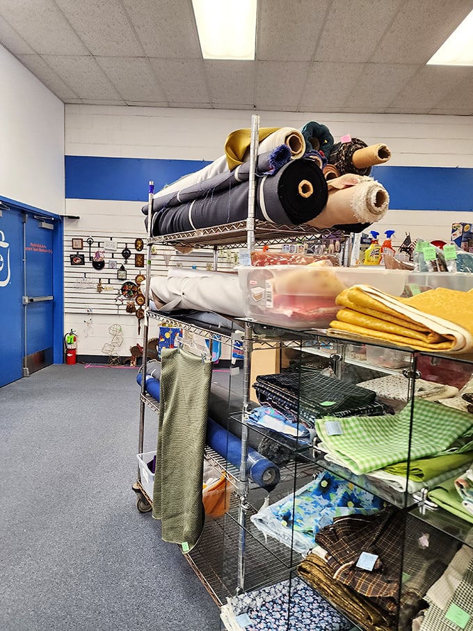 Fabric heaven for crafty souls! From bolts to remnants, these textiles are just waiting to transform into your next DIY masterpiece.