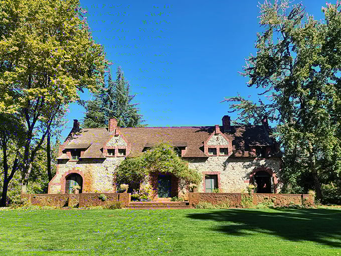 This isn't just a stone mansion – it's the Empire Mine owner's cottage, where Gold Rush wealth was transformed into architectural splendor.