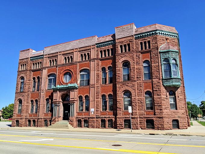 This magnificent Romanesque sandstone temple isn't just architectural eye candy—it's a testament to Bay City's prosperous past that still enriches its affordable present.