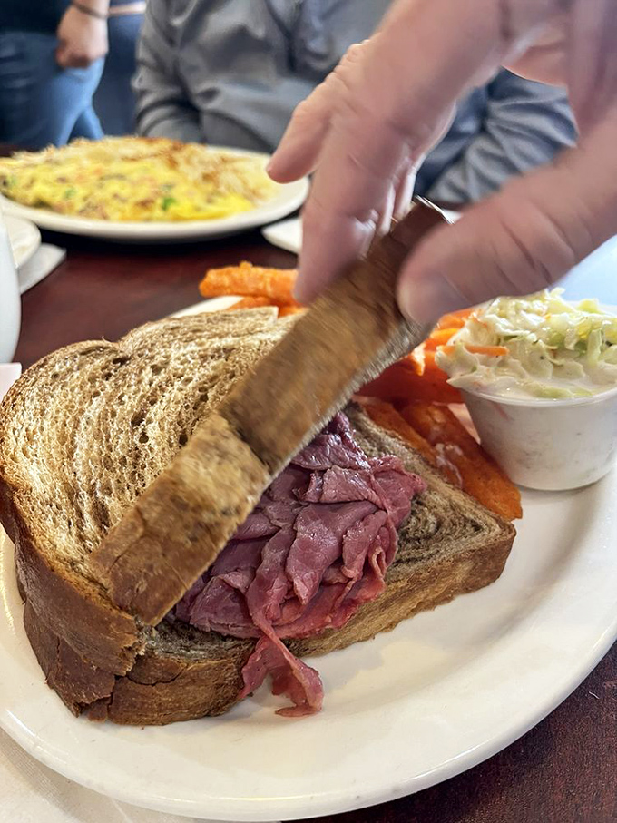 A proper deli sandwich doesn't need fancy tricks—just perfectly cured meat, fresh bread, and the confidence to let quality ingredients speak for themselves.