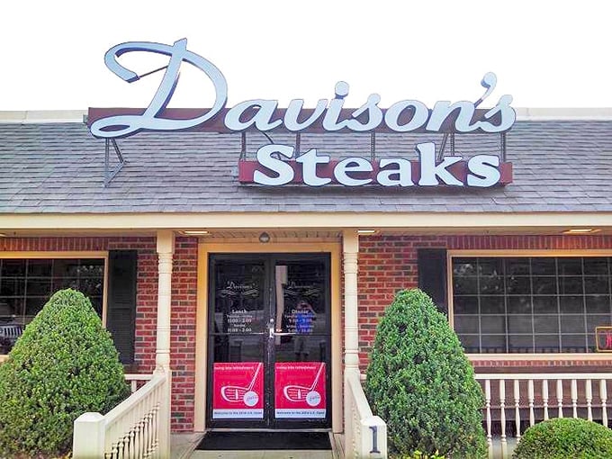 Davison's charming storefront with its welcoming porch feels like stepping into your favorite aunt's house—if your aunt happened to grill steaks better than anyone in town.