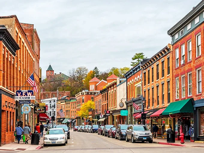 Galena's colorful storefronts look like they're competing in a "Most Charming Building" contest—and everyone's winning, especially your wallet.