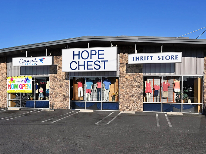 Stone façade, big possibilities! Hope's Chest proves the best treasures often hide in the most unassuming packages.