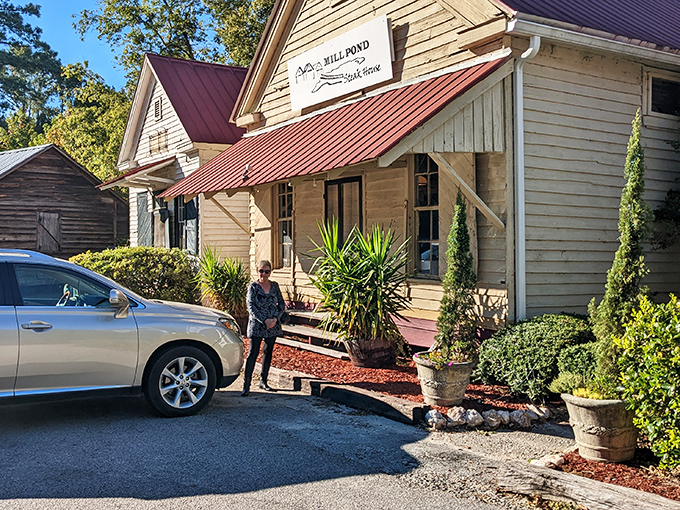 Mill Pond Steakhouse's rustic charm looks like it was plucked straight from a country postcard. This old-school gem holds delicious secrets.