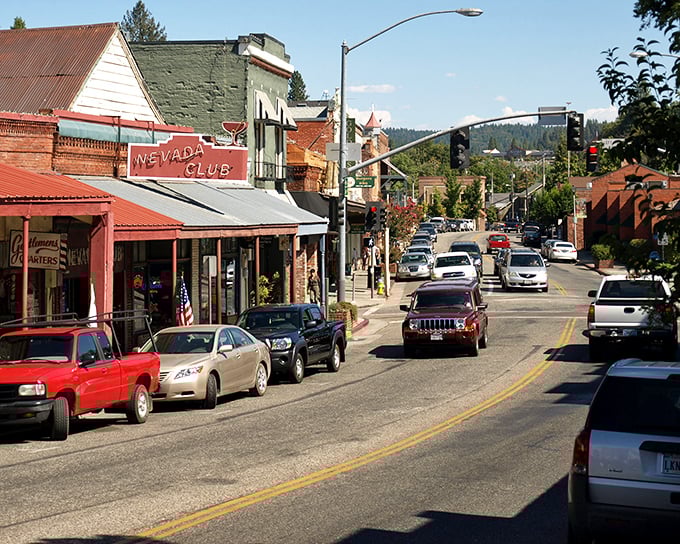 Nevada City's Gold Rush architecture isn't stuck in a museum—it's living history with modern coffee shops inside.