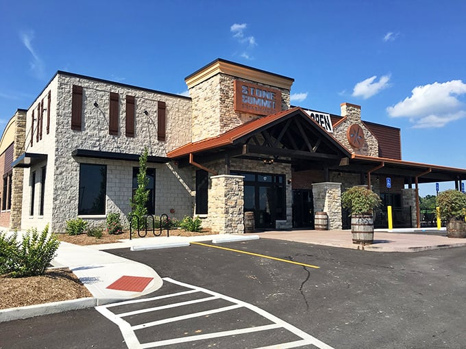 Stone Summit looks like it was plucked from a Colorado mountainside – a temple to the art of perfect steak.