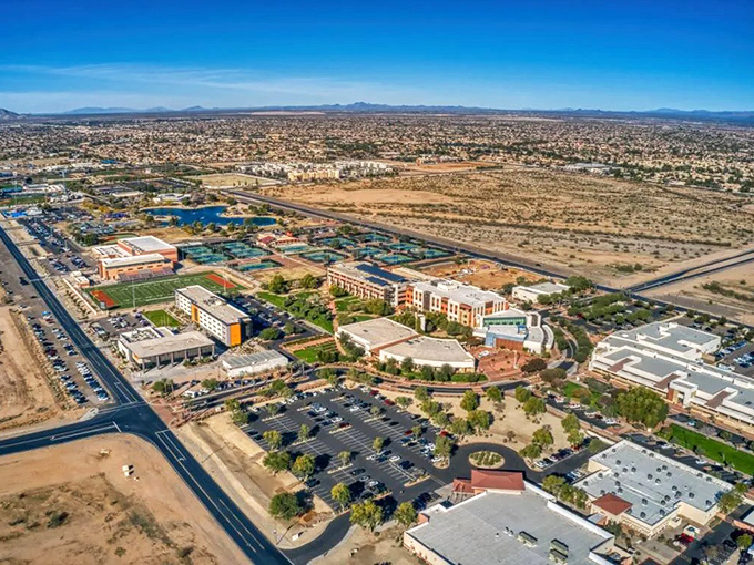 Surprise's modern shopping centers come with complimentary palm trees and sunshine – amenities that don't show up on your monthly bills.