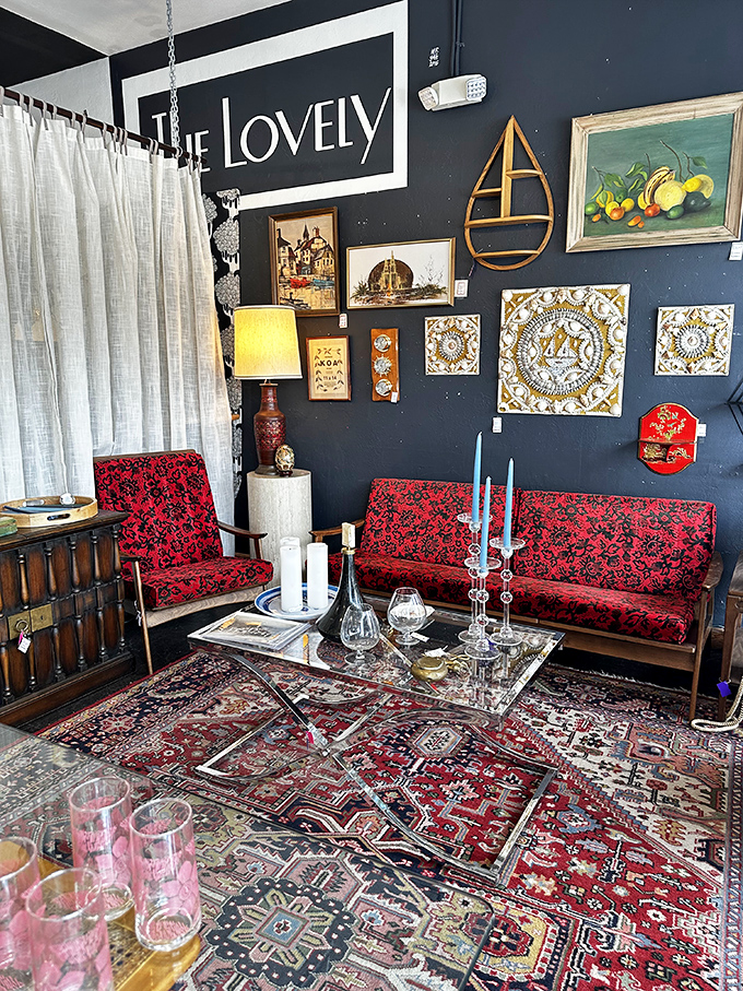 Mid-century magic in a modern setting – this boutique thrift makes secondhand look like first choice.