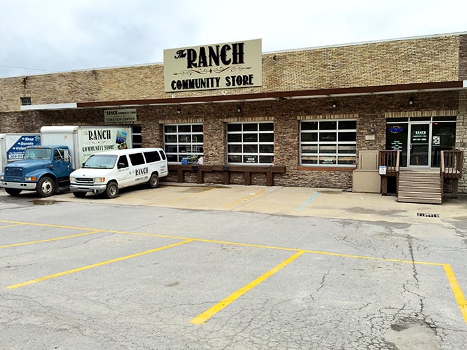 The Ranch's rustic brick exterior houses more treasures than a pirate's chest—without the hassle of sailing the seven seas.