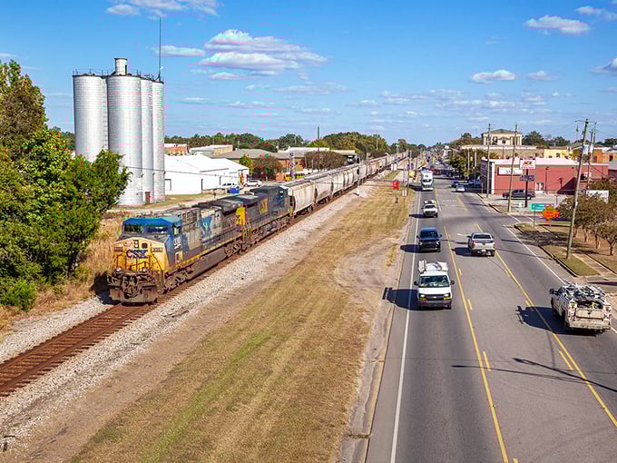 Downtown Atmore offers that quintessential main street experience. No traffic jams here—just genuine community connections!