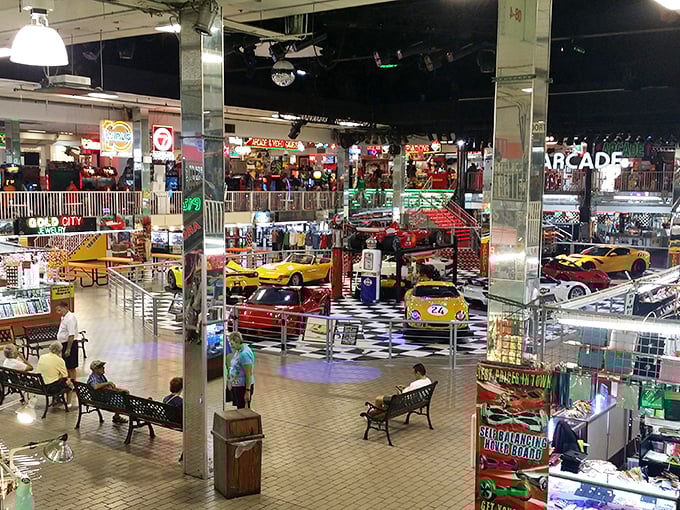 Classic cars meet classic bargains! This isn't just shopping—it's a museum experience where everything has a price tag.