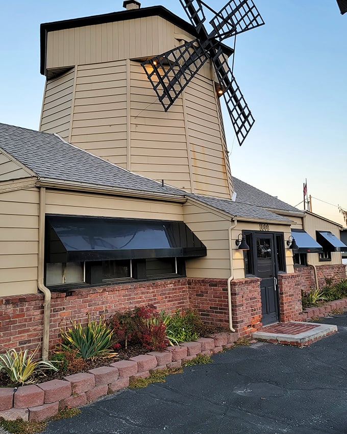 Not just a quirky landmark—The Windmill's iconic structure has been beckoning hungry travelers for generations of T-bones.