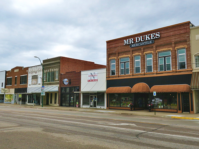 The classic movie theater in York stands proudly among the brick buildings. I bet they still serve popcorn with real butter!