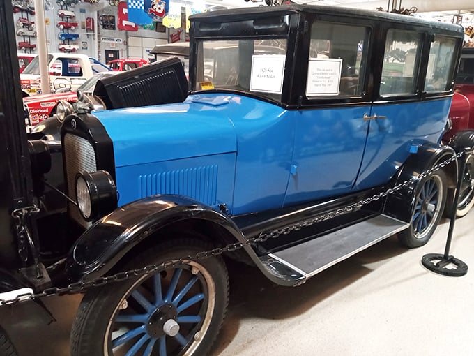 This stunning blue 1925 Star Sedan reminds us of an era when cars weren't just transportation but moving works of art with personality to spare.