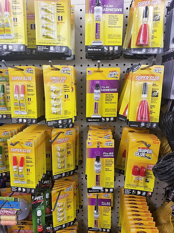 An adhesive for every crisis—from craft emergencies to household repairs. Relationship counseling not included.