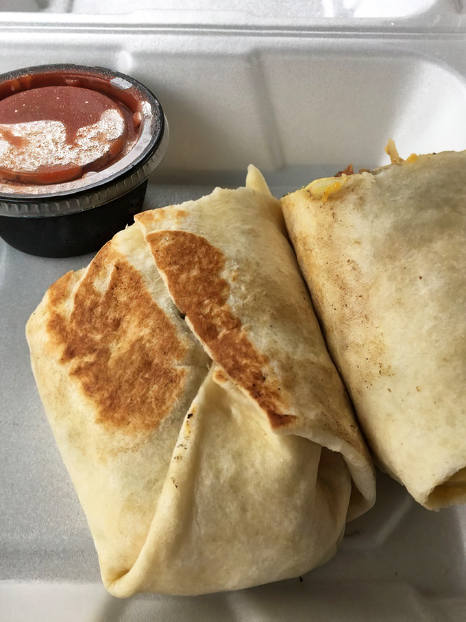 Breakfast burritos: the original edible sleeping bag for your favorite morning ingredients. This one's tucked in tighter than a hotel bedspread.