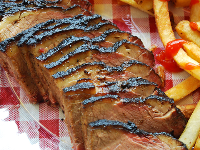 Brisket with perfect grill marks is like finding a unicorn—magical, rare, and something you'll tell stories about for years to come.