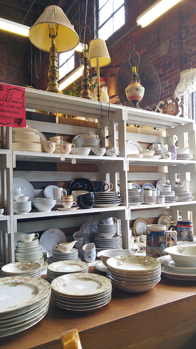 Grandma's china cabinet, reimagined. These aren't just dishes—they're Sunday dinners, holiday gatherings, and the cake plates that held every birthday celebration since 1962.