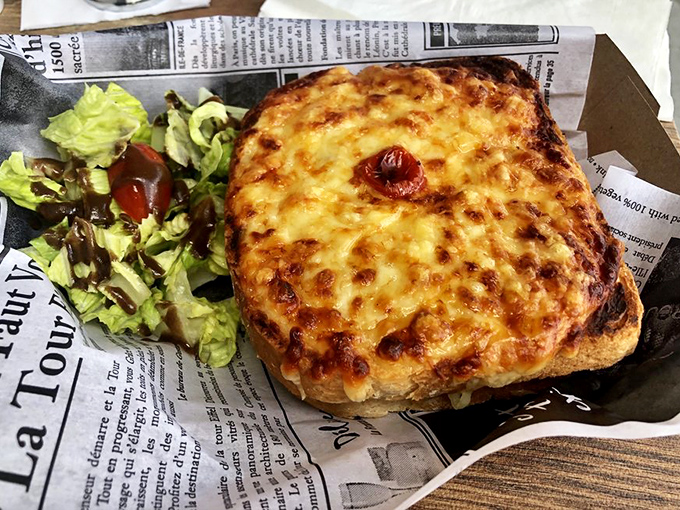 Not all heroes wear capes – some wear melted cheese. This hot sandwich has more layers than your favorite Netflix drama.