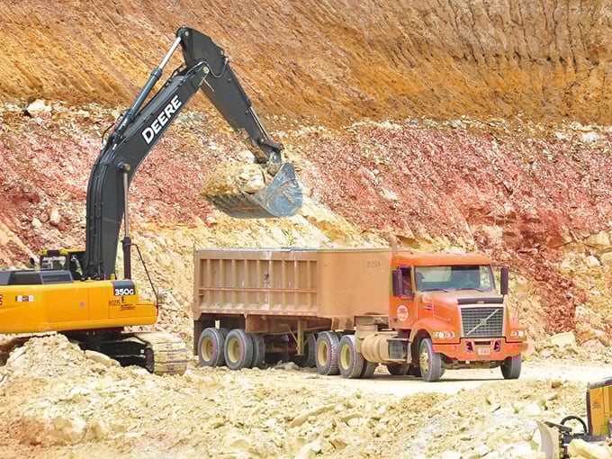 The lifeblood of Sandersville's economy—kaolin mining provides jobs and stability that contribute to the town's affordability. Those layers of white clay look like a geological layer cake!