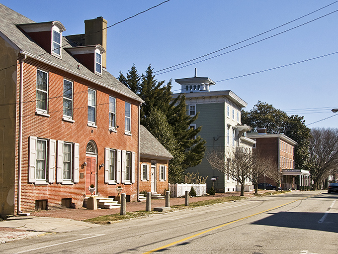 Commerce Street whispers tales of simpler times when neighbors actually knew each other's middle names.