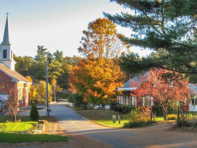 Autumn in Harrisville isn't just a season—it's a masterclass in color theory that makes even the most jaded New Englander stop and stare.