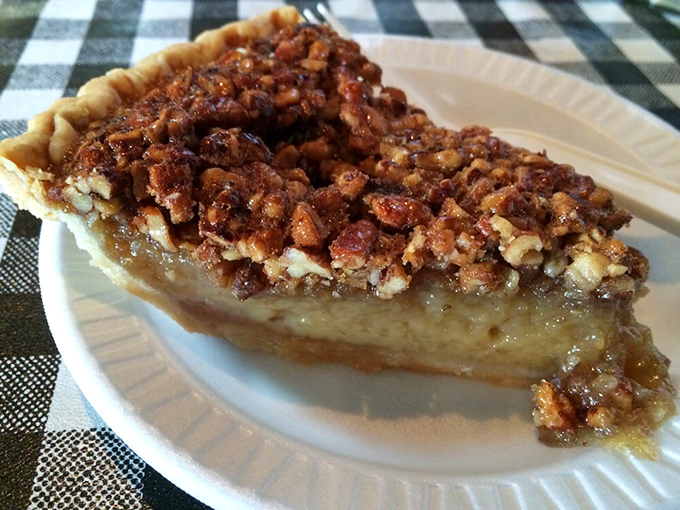Pecan pie that strikes the perfect balance between gooey and firm. The kind of dessert that makes you consider skipping the main course next time.