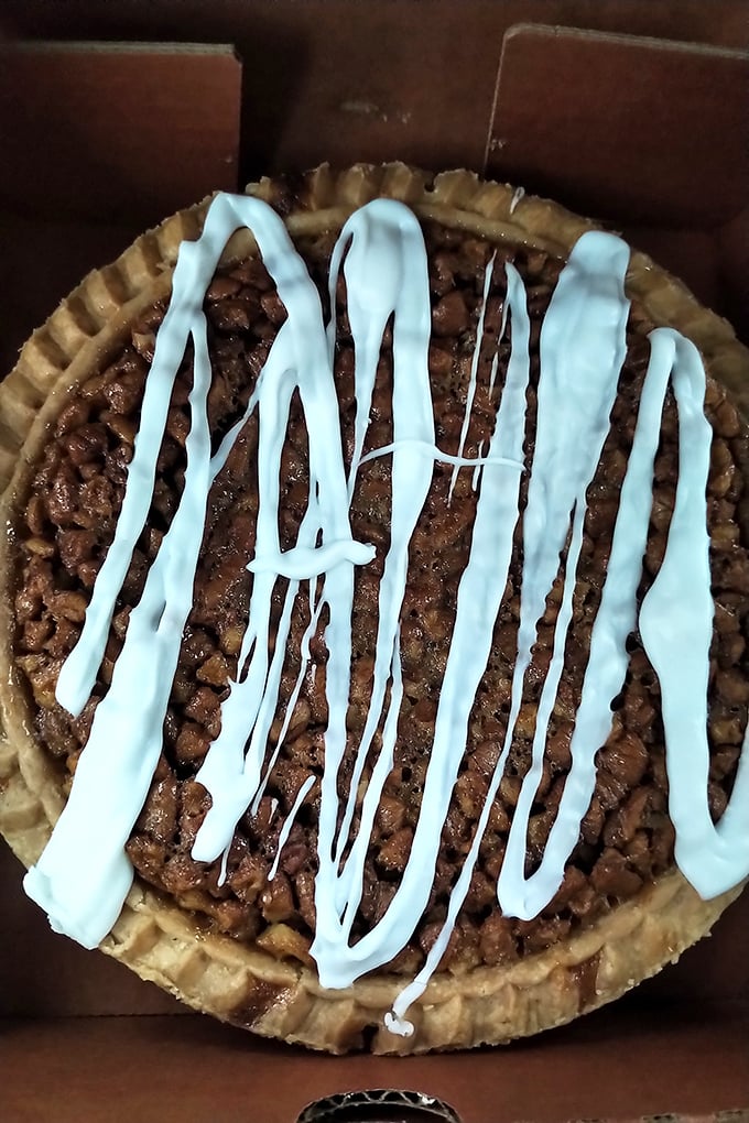 Not your average pumpkin pie—this praline-topped beauty combines fall flavors with a crunchy, caramelized finish that's practically scandalous.