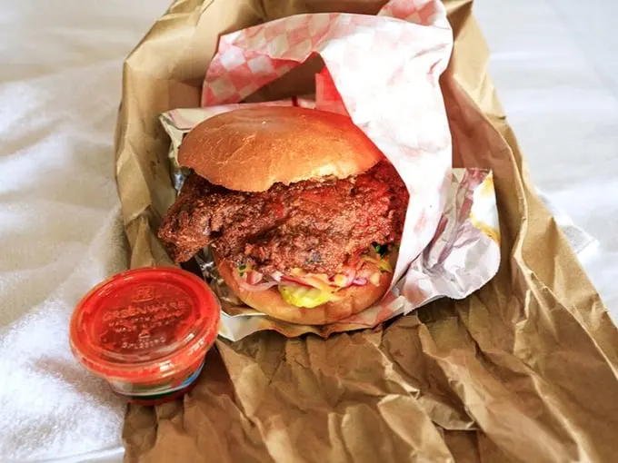 The spicy version comes with its own warning label for your taste buds. Worth every tear and tissue.
