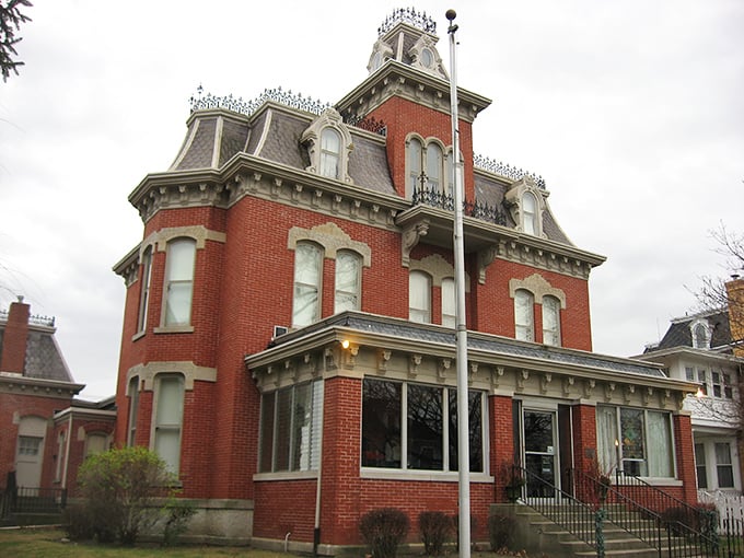 Victorian architecture that makes HGTV renovators weak in the knees – this historic brick beauty has witnessed more than a century of Bluffton life.