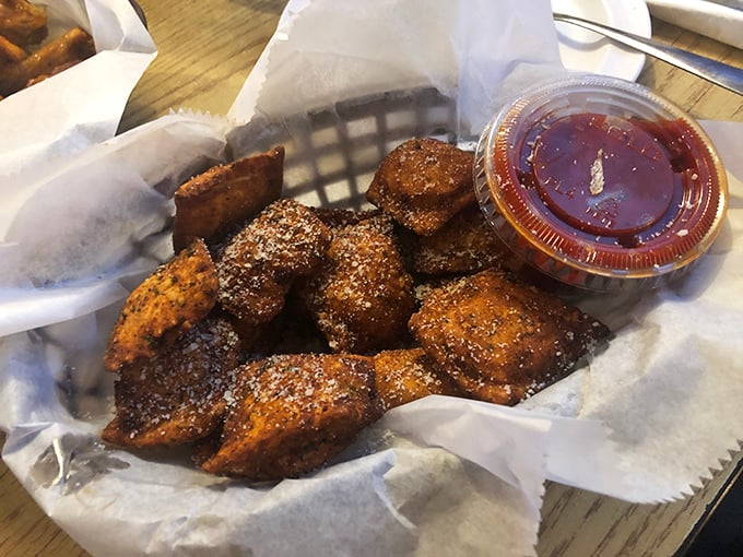 These aren't your grocery freezer toasted ravioli. Golden-brown, perfectly crisp pillows of St. Louis tradition that demand to be dunked.