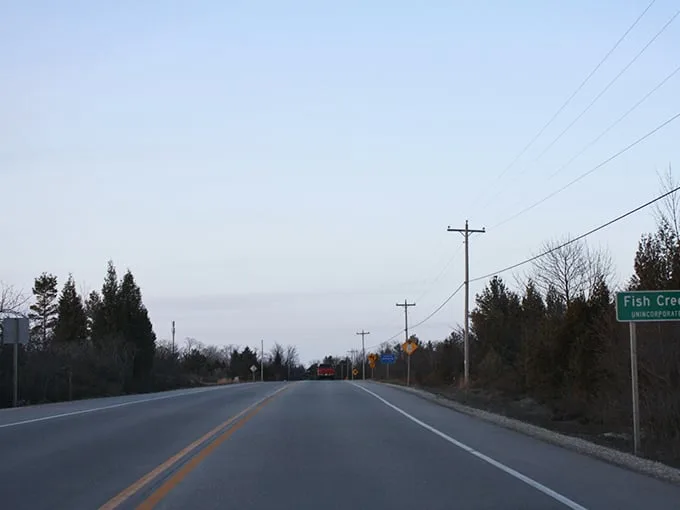 The road into Fish Creek feels like the opening credits to your favorite comfort movie. Just add coffee and Wisconsin's best cherry pie.